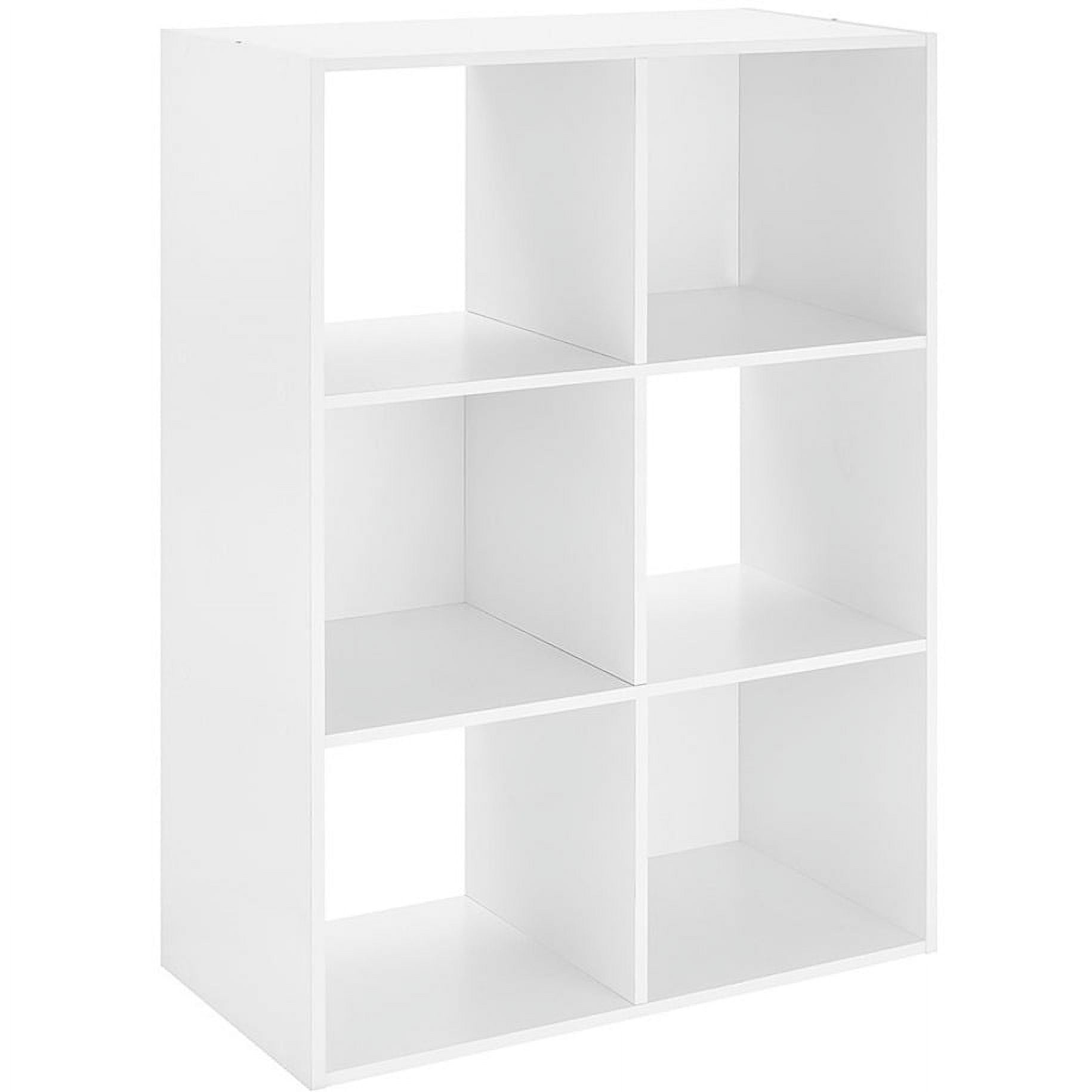 Whitmor 6-Shelf Storage Rack Closet Organizers, White - Walmart.com