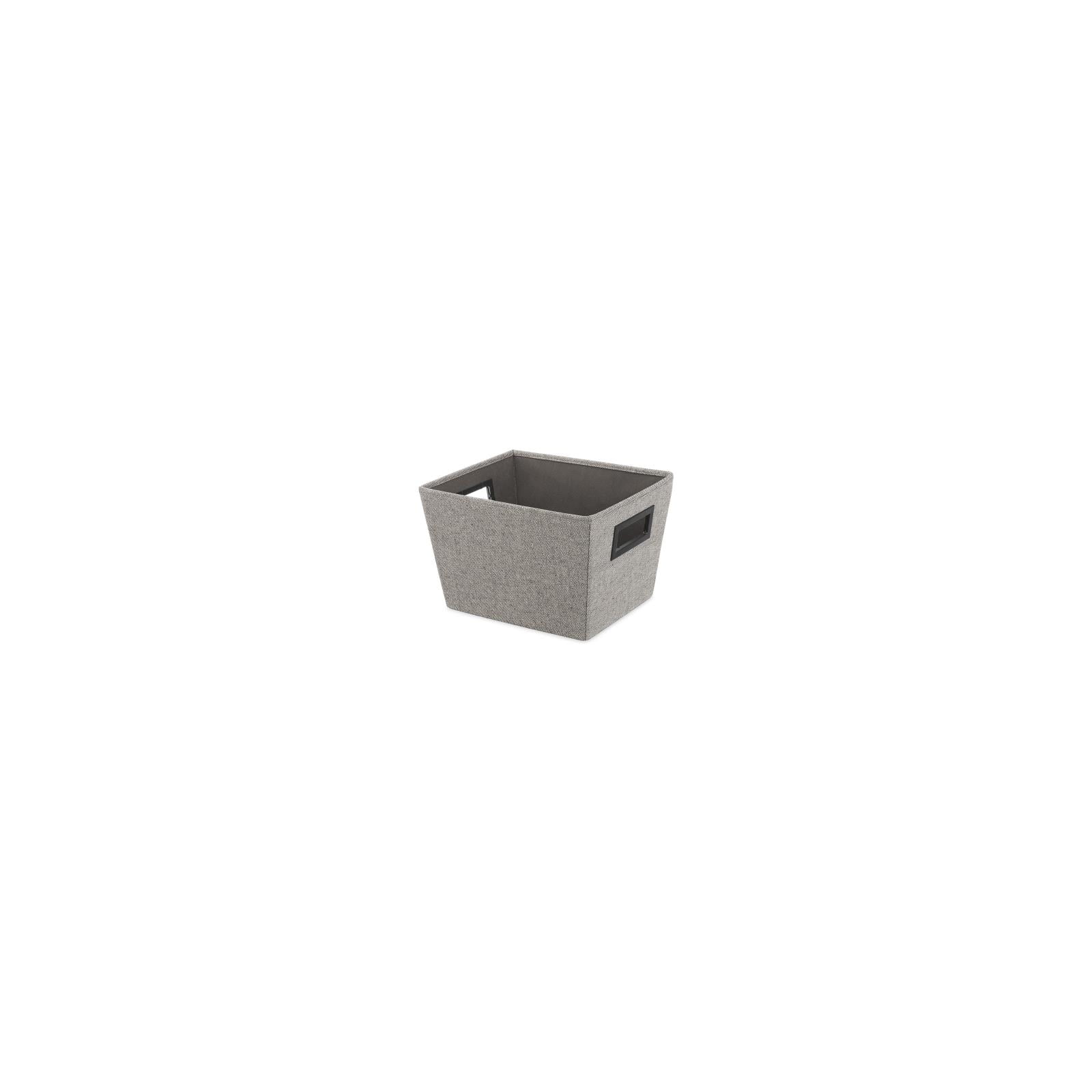 Whitmor 6982-1501 Fabric Storage Tote, Black Pattern, 12 x 10 x 8 In ...