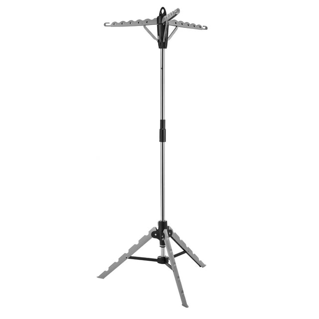 Whitmor Collapsible Stainless Steel Tripod Garment and Drying Rack ...