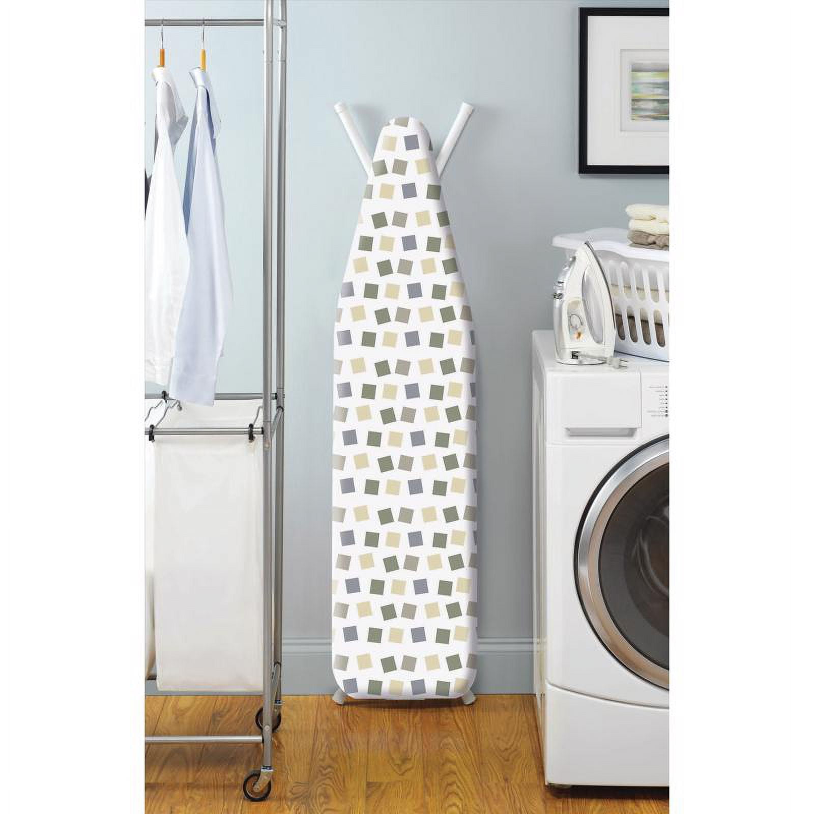 Whitmor Ironing Board Cover & Pad, Modern Blocks Design, Stain & Scorch ...