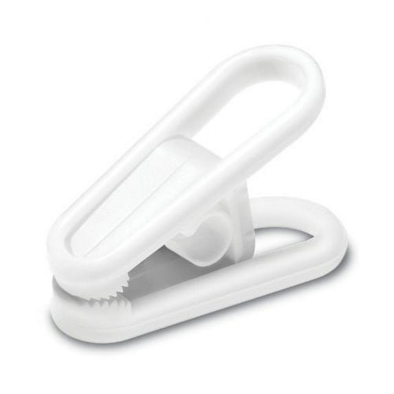Whitmor Plastic Clips Set of 4 White - Walmart.com
