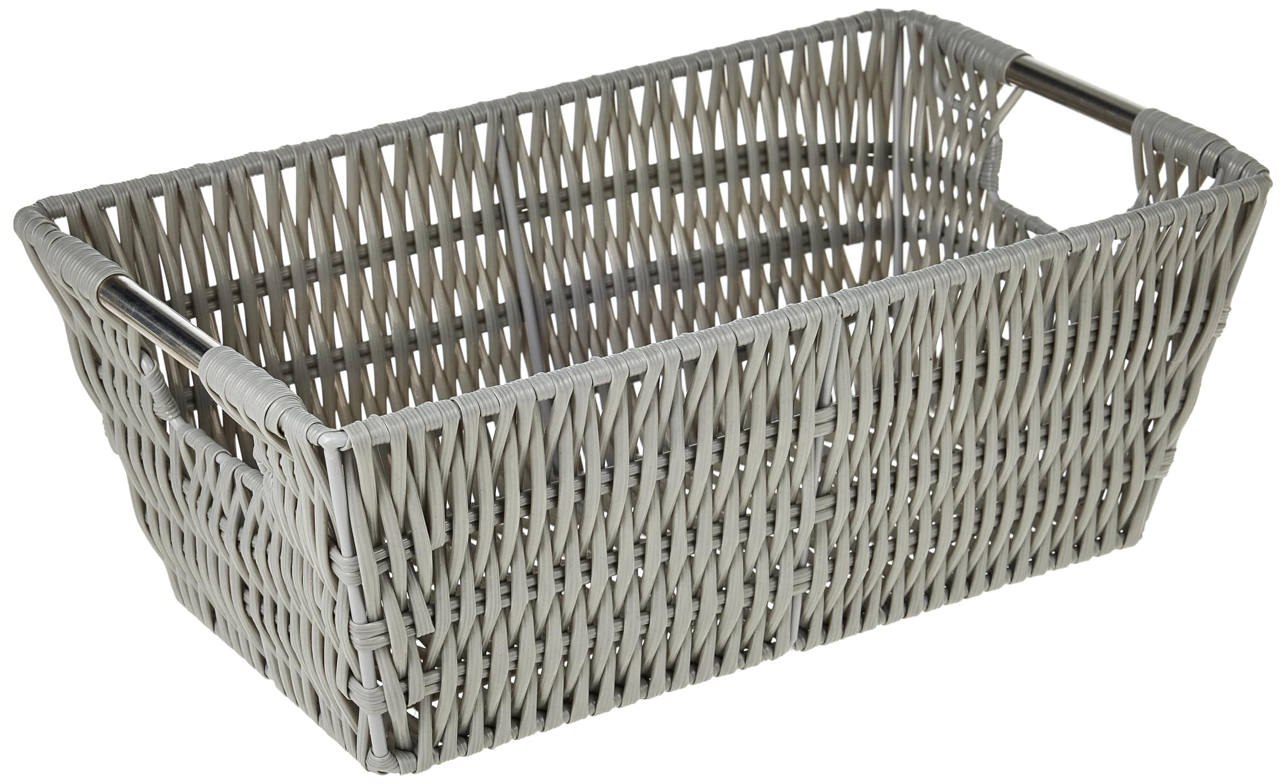 Whitmor Rattique Small Shelf Tote Paloma Grey - Walmart.com