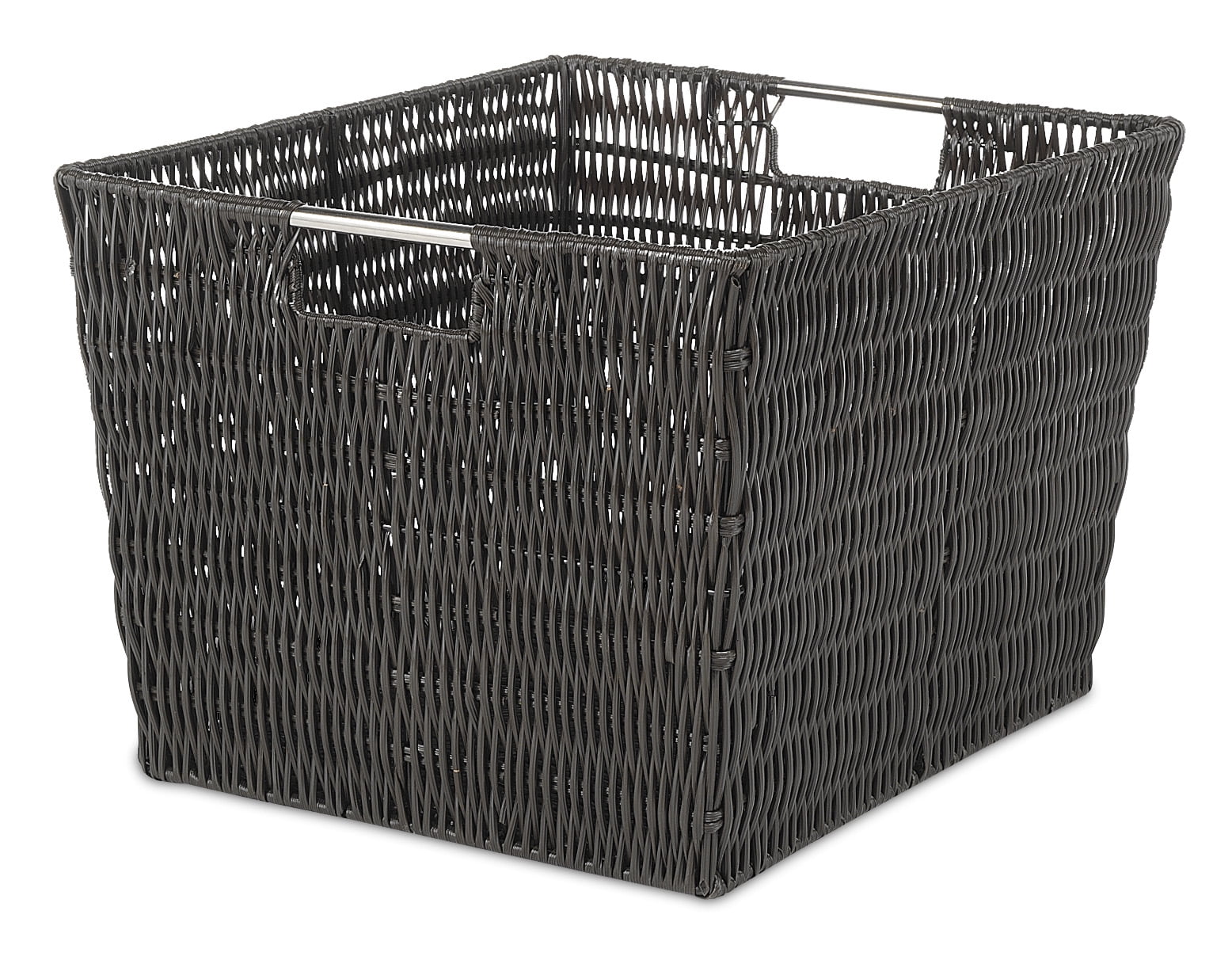 Whitmor Rattique® Storage Tote - Espresso - Walmart.com