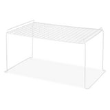 Whitmor Wire Grid Stacking Utility Shelf - Large - White -Closet or ...