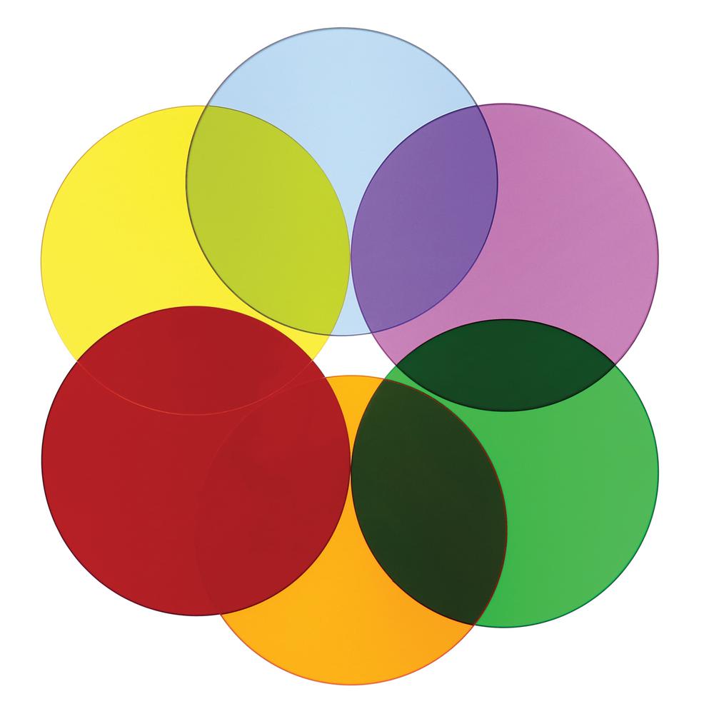 Whitney Brothers Color Wheel Circles - Set Of Six - Walmart.com