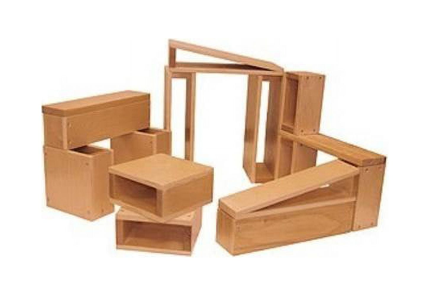 Whitney Brothers Hollow Block Set - 18 Blocks - Walmart.com