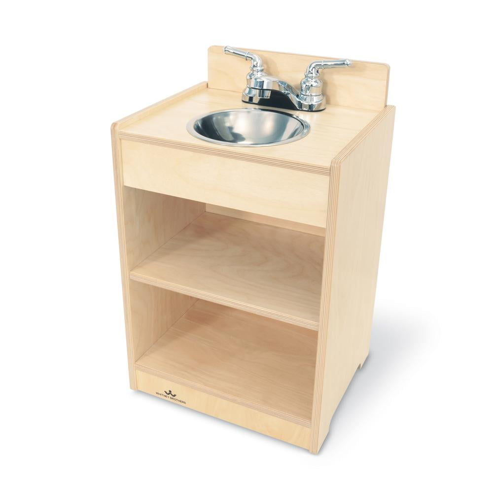 Whitney Brothers Let's Play Toddler Sink - Natural - Walmart.com