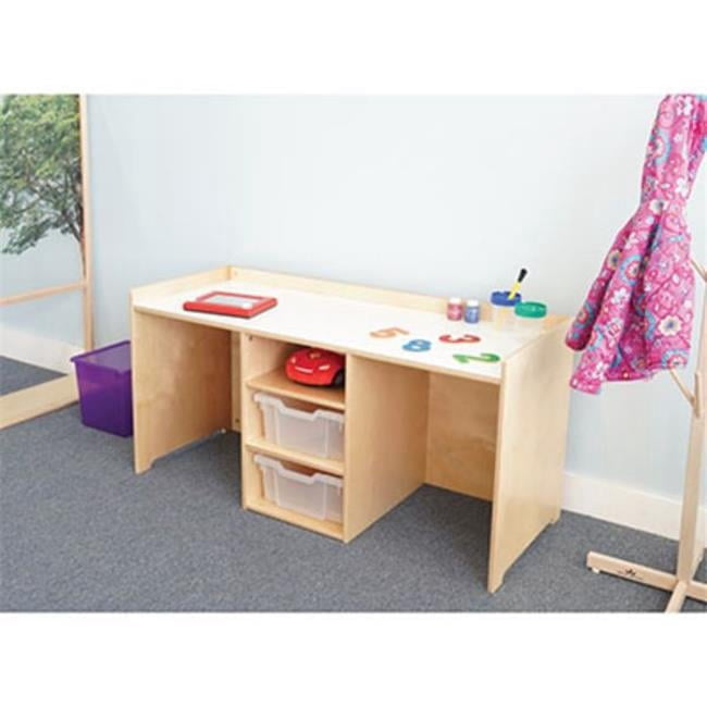 Fabrication 15-2402 Stem Activity Desk with Trays - Walmart.com
