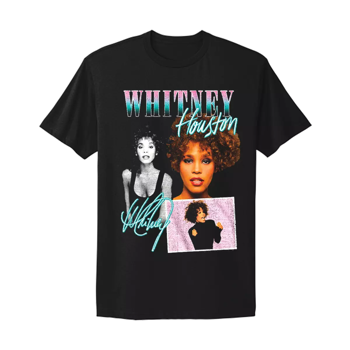 Whitney Houston 90S Retro Graphic Shirt - Walmart.com