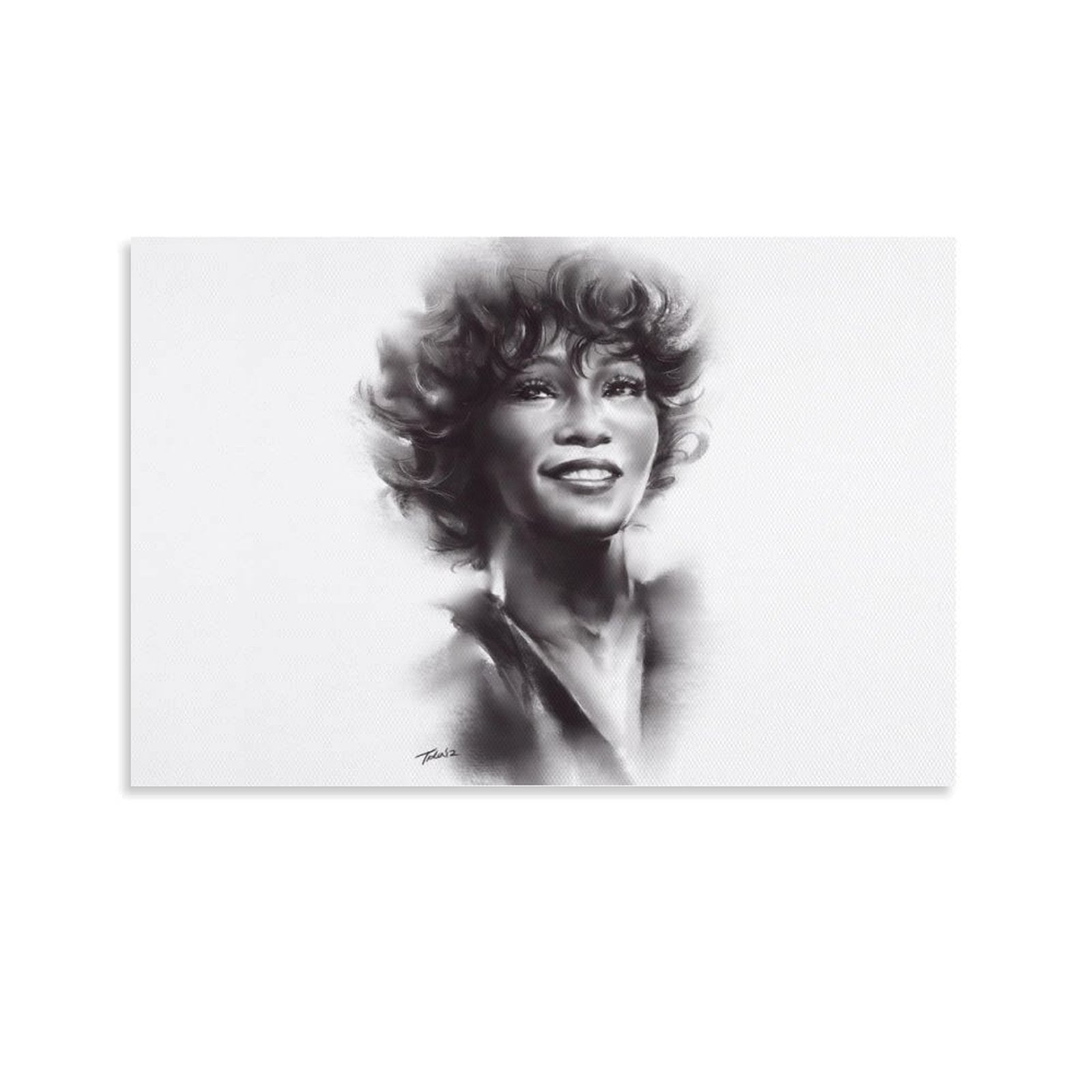 Whitney Houston Actor Poster (15) Picture Print Canvas Poster Wall ...