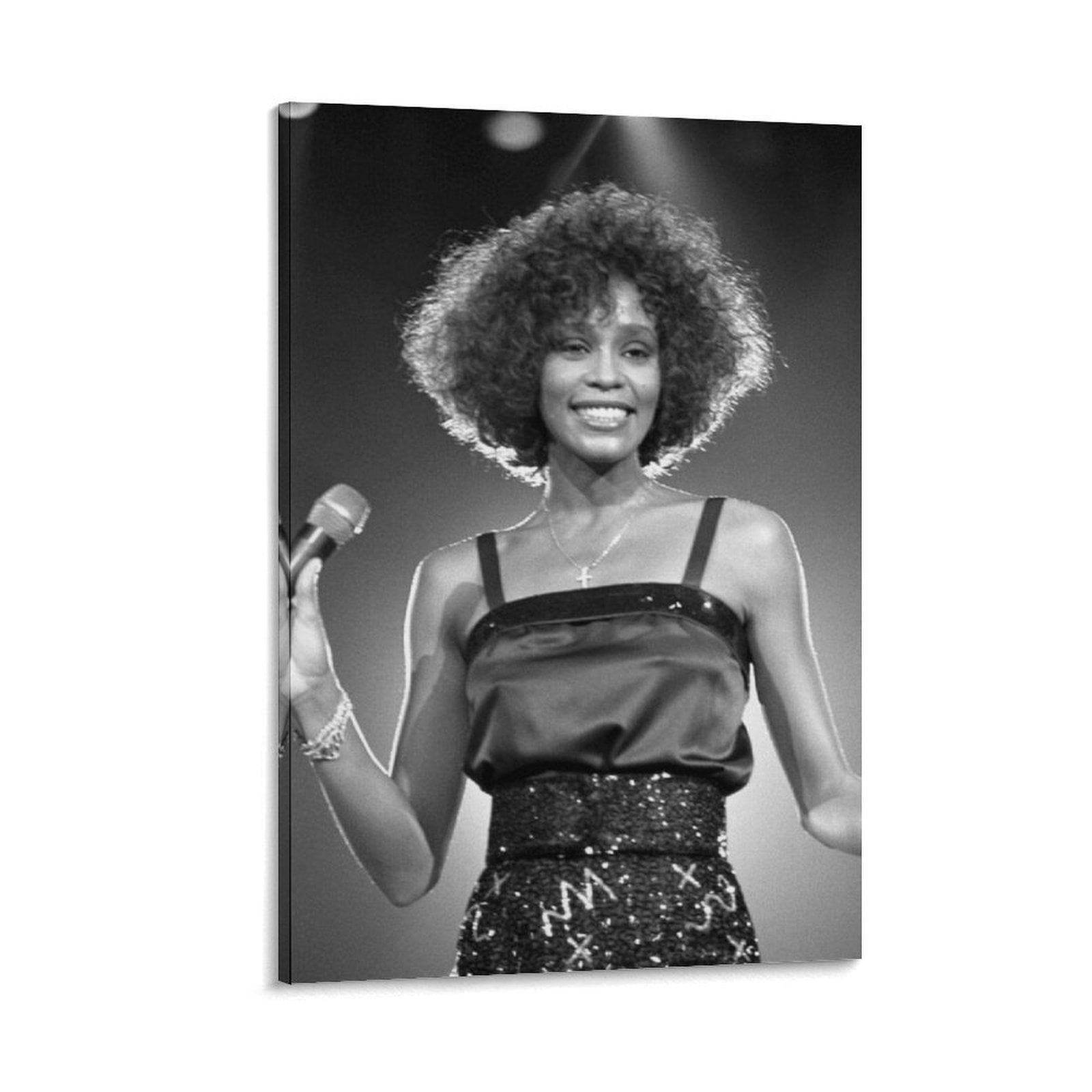 Whitney Houston Actor Poster (7) Painting On Canvas Wall Art Poster ...