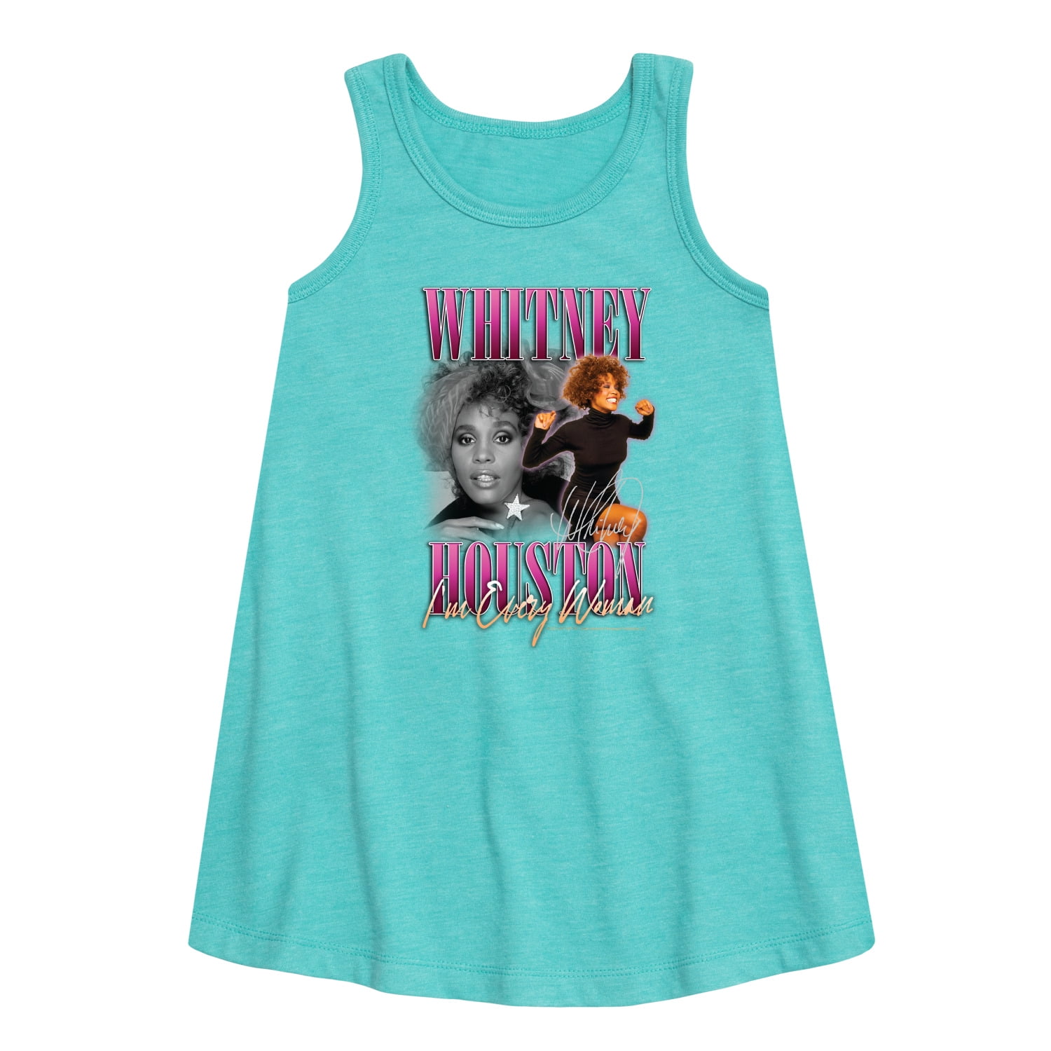Whitney Houston - Every Woman - Toddler and Youth Girls A-line Dress ...