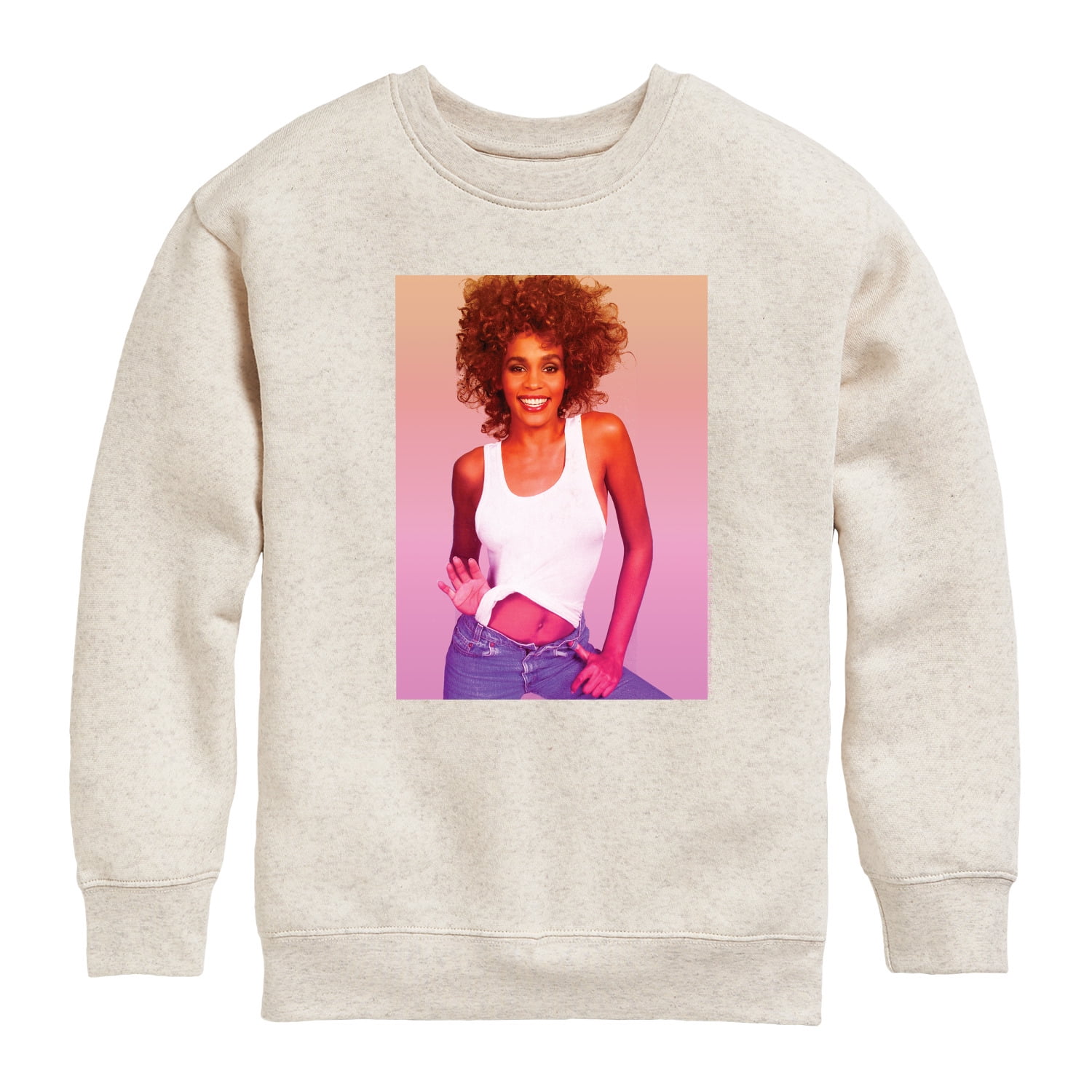 Whitney Houston - Gradient Photo - Toddler And Youth Crewneck Fleece ...