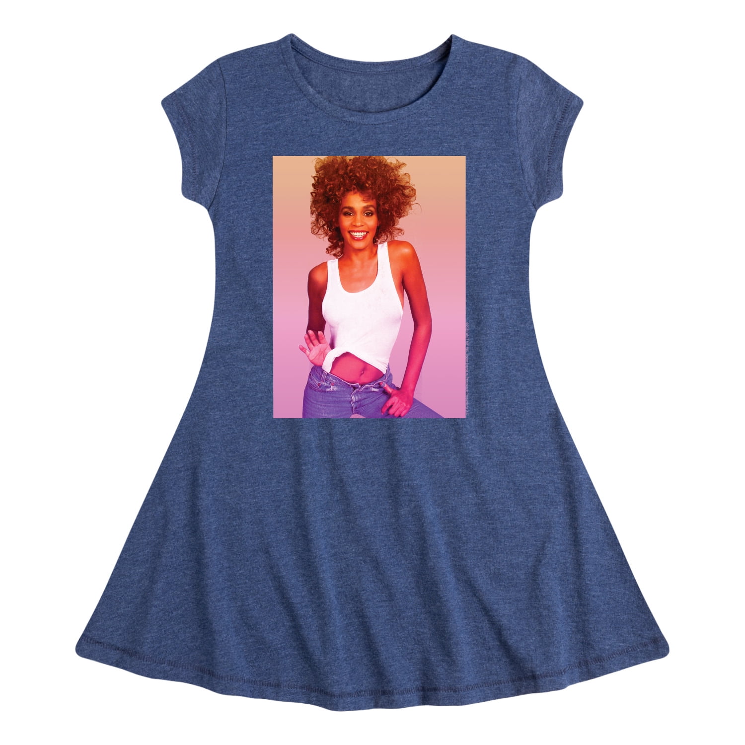 Whitney Houston - Gradient Photo - Toddler And Youth Girls Fit And ...