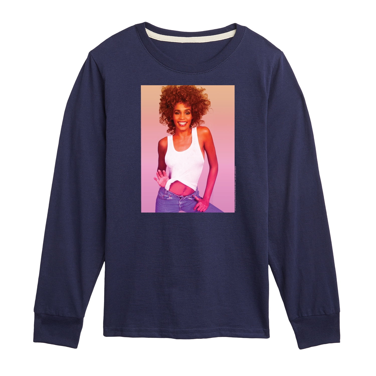 Whitney Houston - Gradient Photo - Toddler And Youth Long Sleeve ...