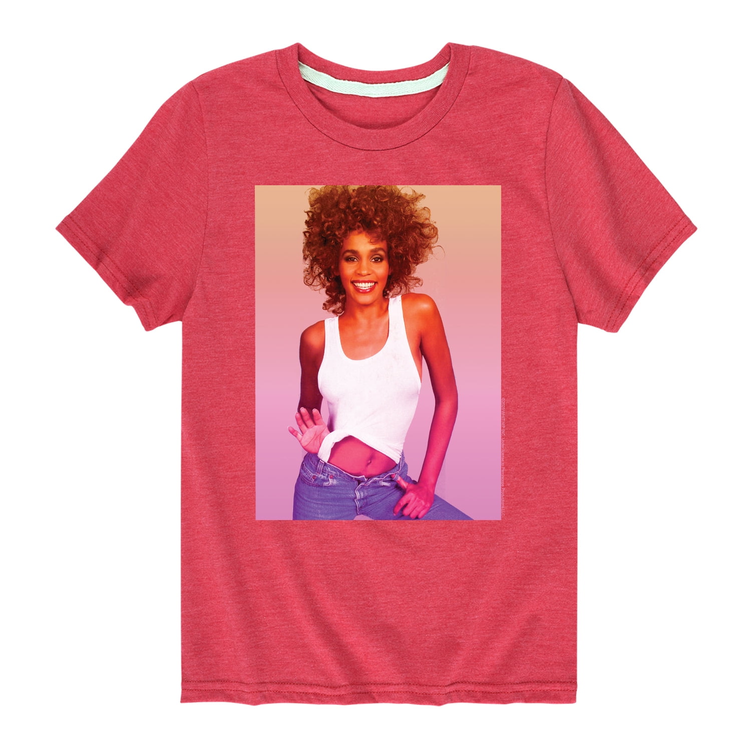 Whitney Houston - Gradient Photo - Toddler And Youth Short Sleeve ...