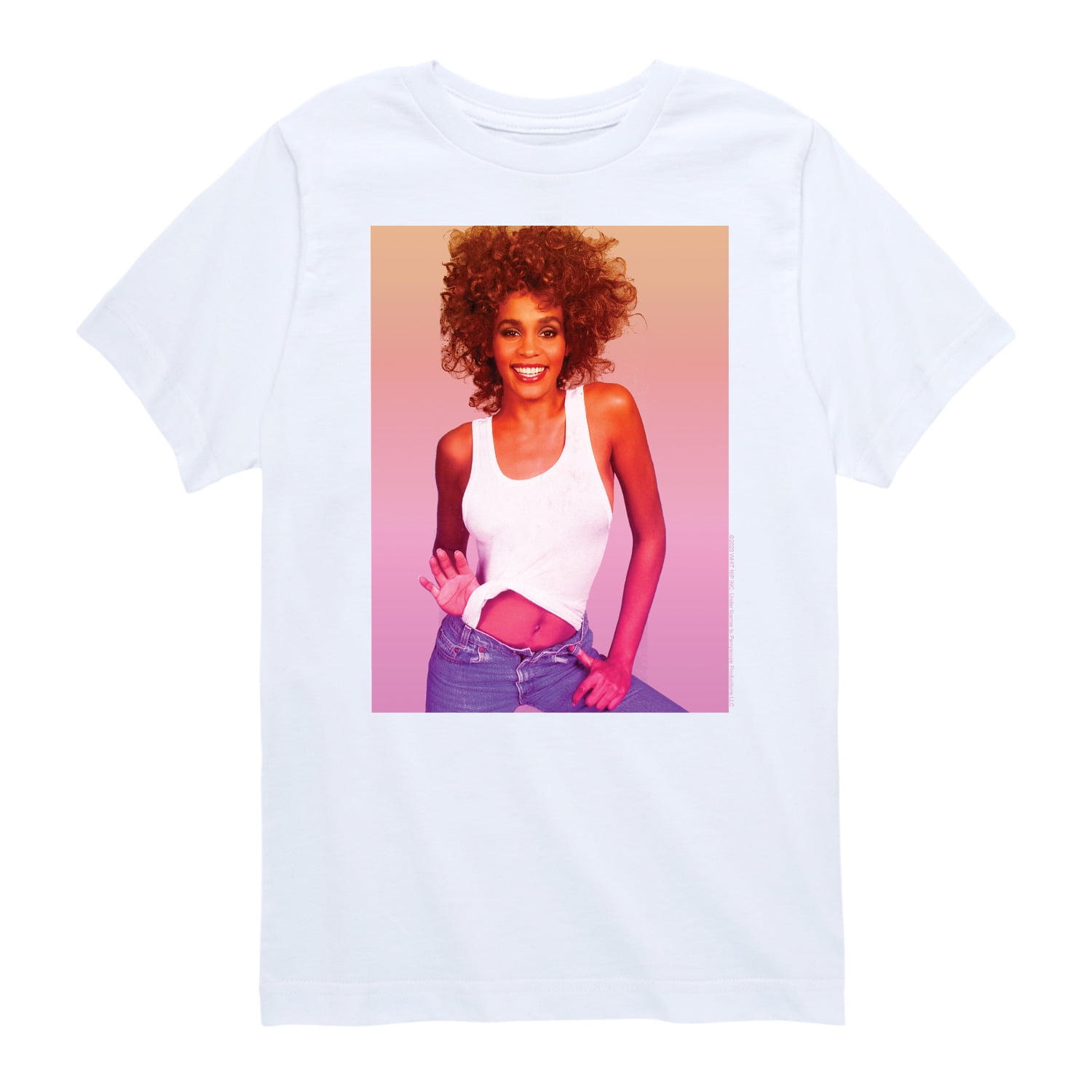 Whitney Houston - Gradient Photo - Toddler And Youth Short Sleeve ...