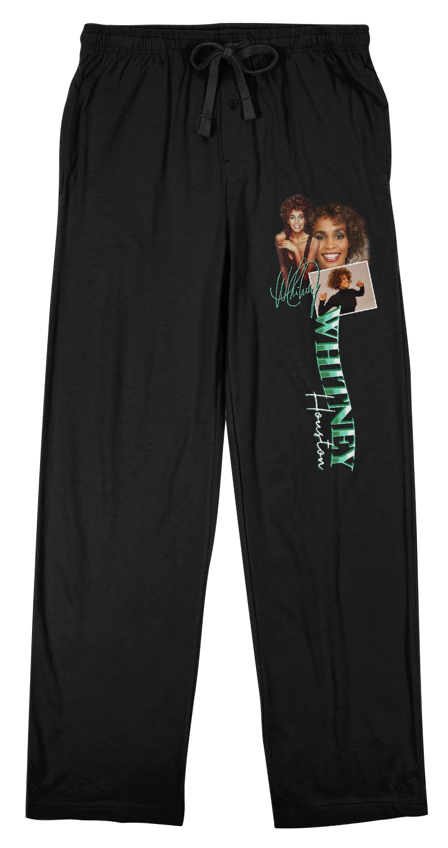 Whitney Houston Men's Black Sleep Pajama Pants-Large - Walmart.com
