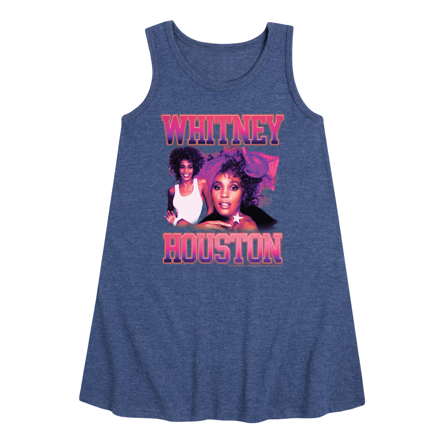 Whitney Houston - Vintage Whitney - Toddler and Youth Girls A-line ...