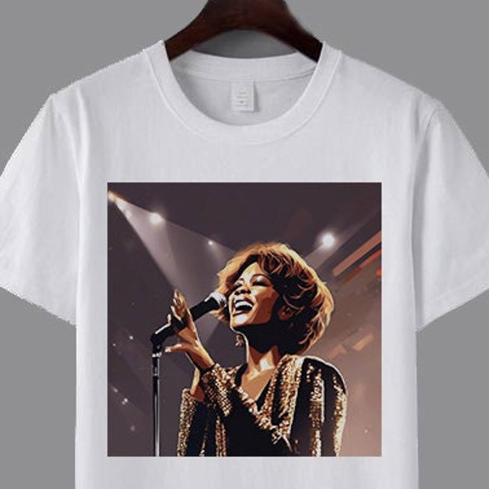 Whitney Houston shirt 1 , Gift for men women unisex tshirt , Whitney Houston fan - Walmart.com