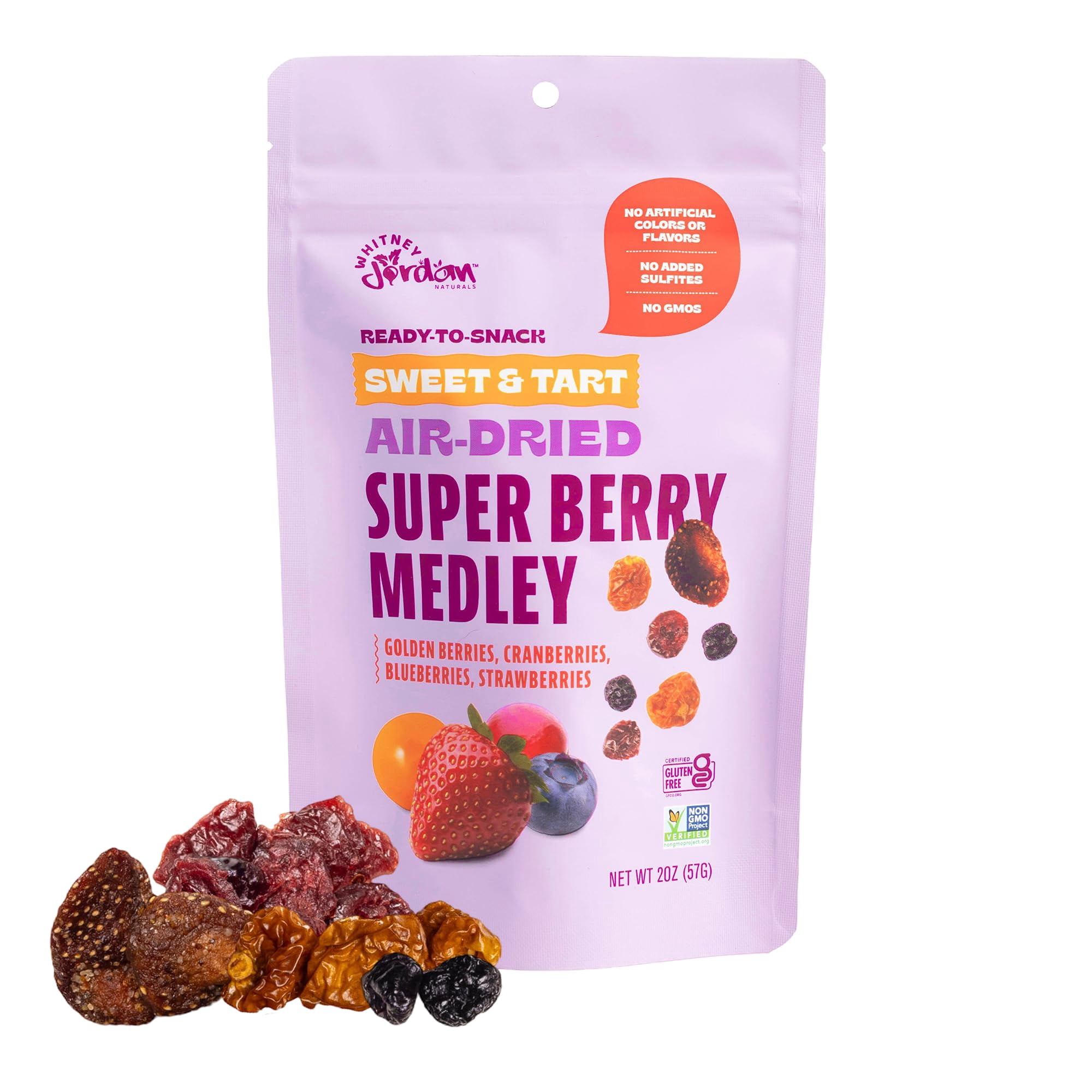 Whitney Jordan Naturals Air-Dried Super Berry Medley 2 Oz, Pack of 10 ...