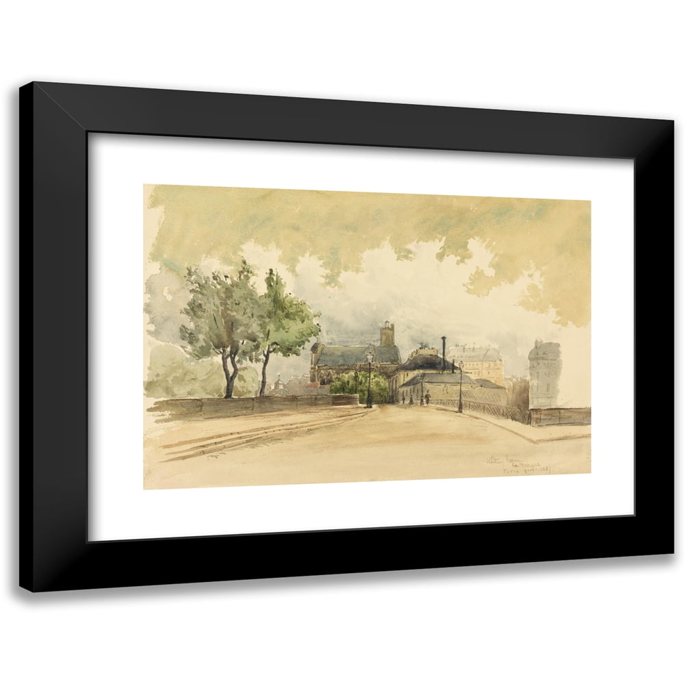 Whitney Warren Jr. 24x18 Black Modern Framed Museum Art Print Titled ...