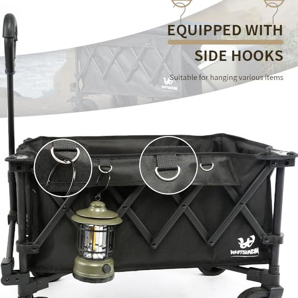 Whitsunday Collapsible Compact Wagon Cart Foldable,Folding Beach Heavy ...