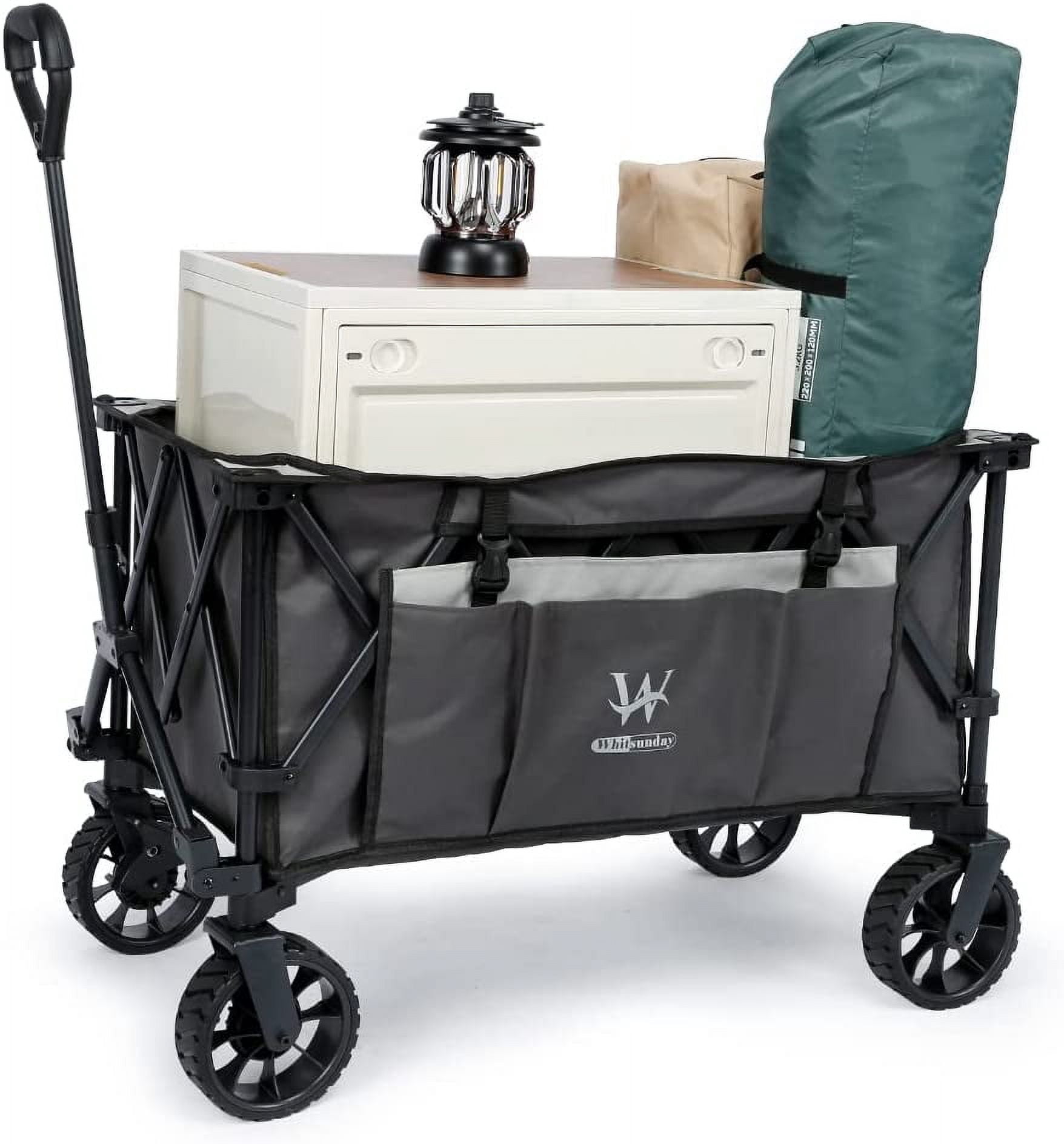 Whitsunday Folding Collapsible Utility Camping Park Cart - Heavy Duty ...