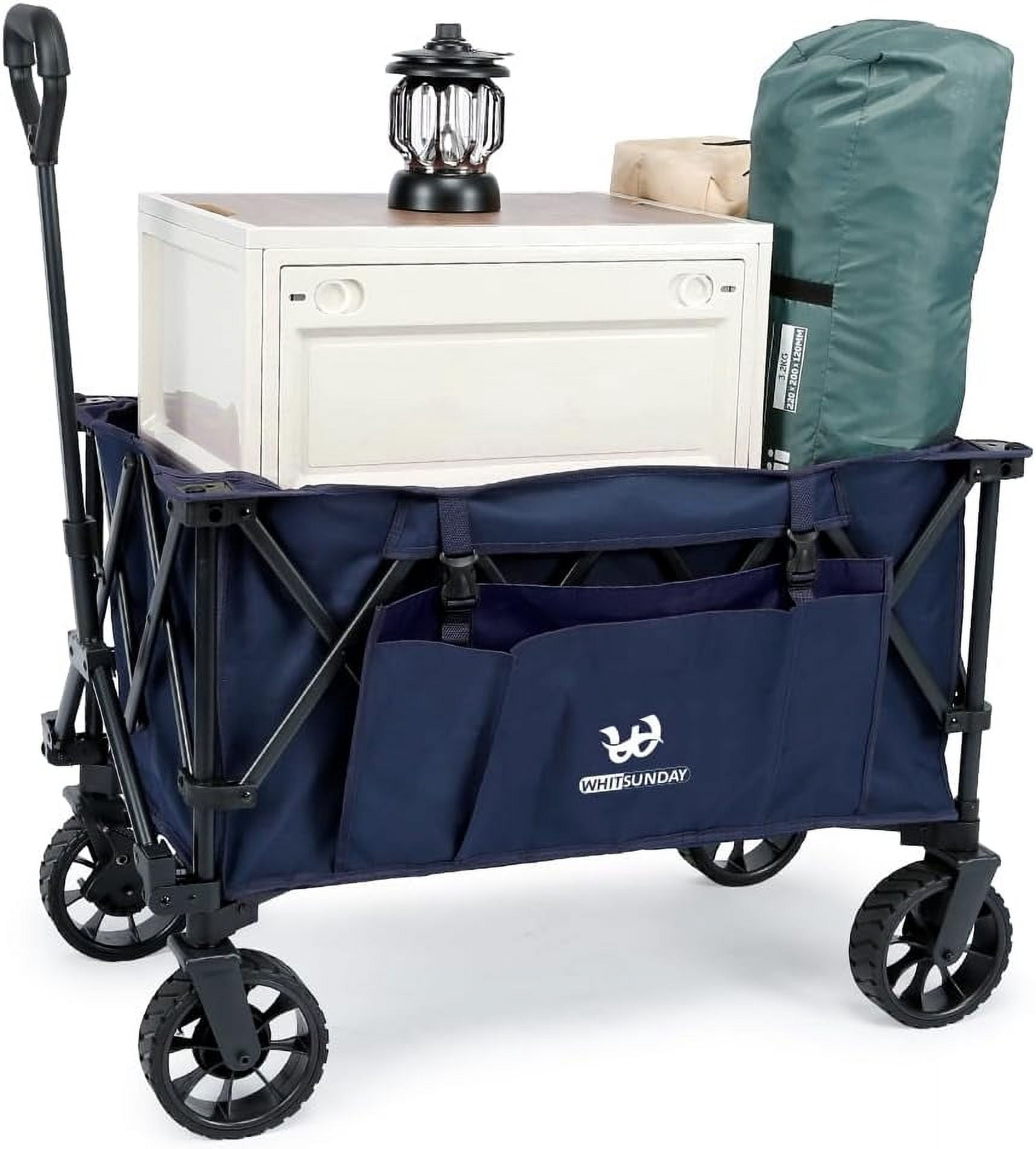 Whitsunday Folding Collapsible Utility Camping Park Wagon Cart Heavy ...