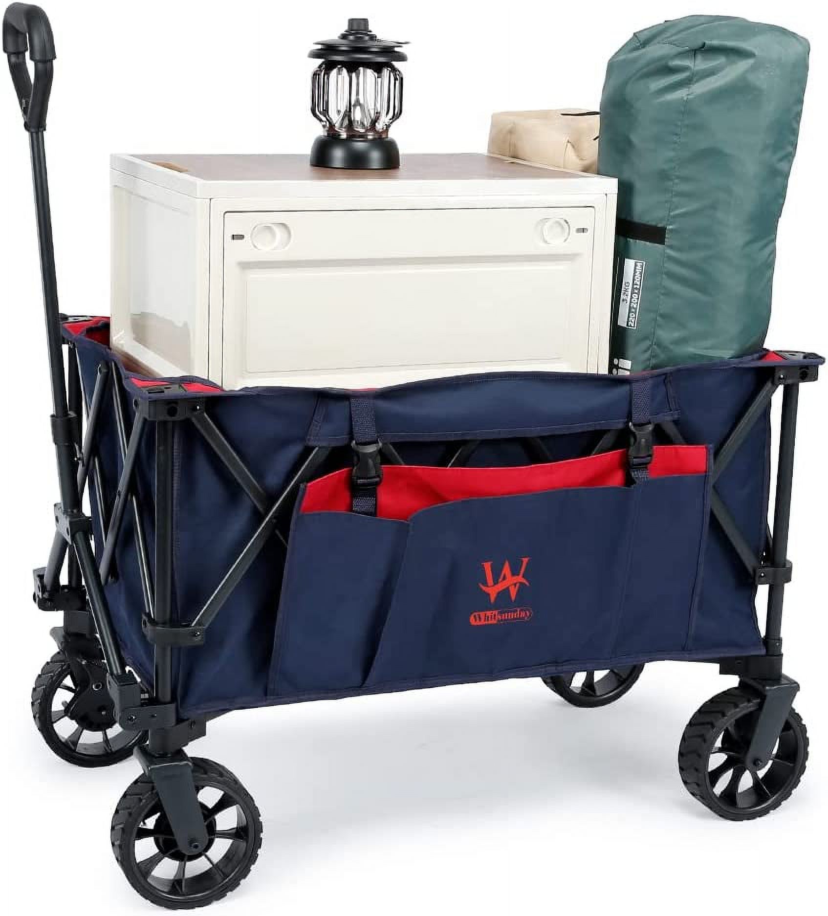 Whitsunday Folding Collapsible Utility Camping Park Wagon Cart Heavy ...