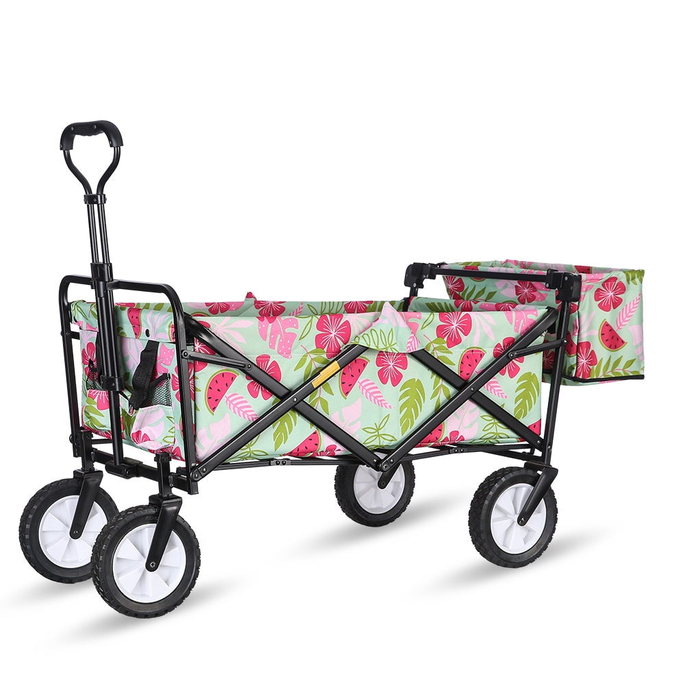 Whitsunday Folding Wagon 8" Standard wheels with Rear Storage (Standard ...