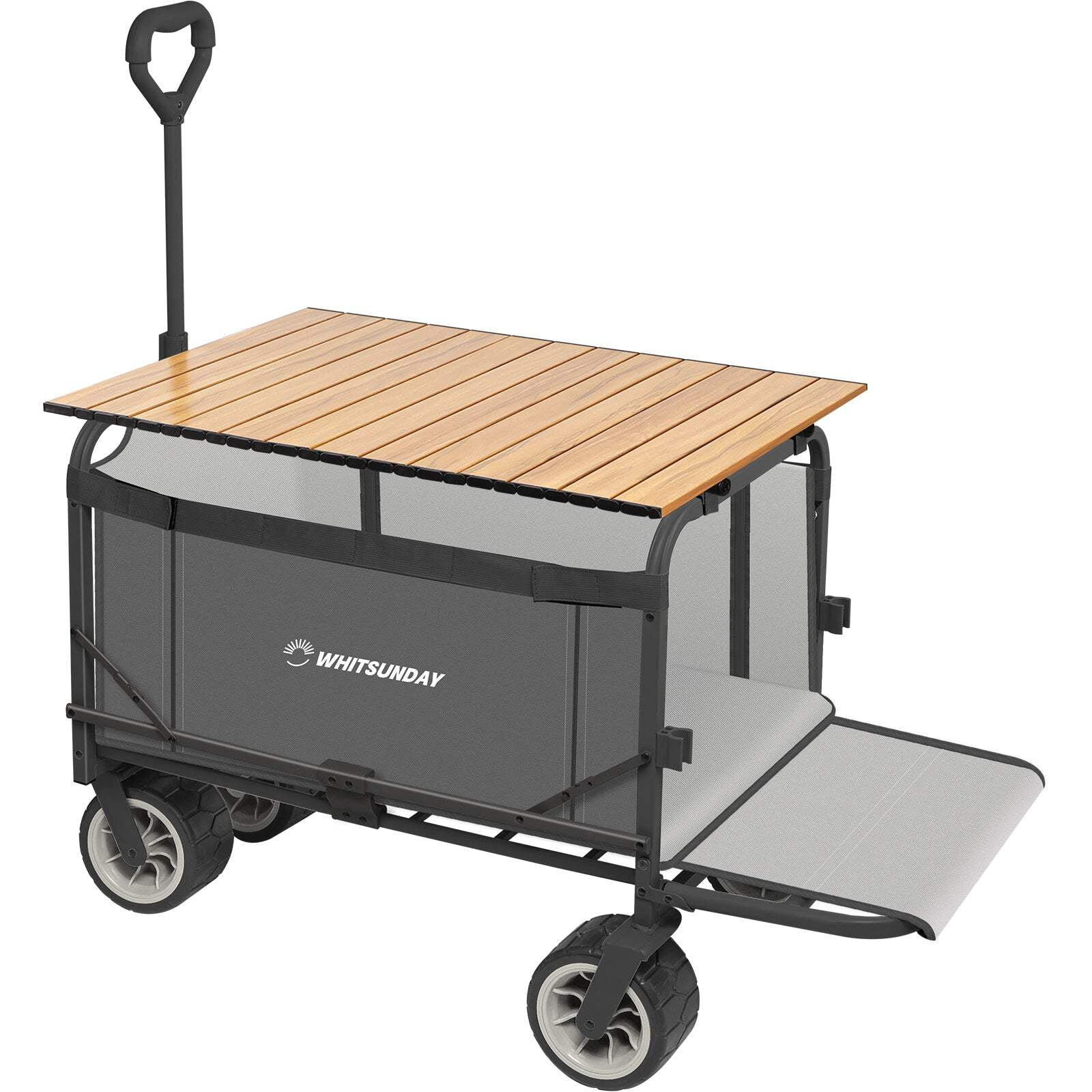 Whitsunday Heige Adjustment Wagon with Tailgate and Table for Picnic ...