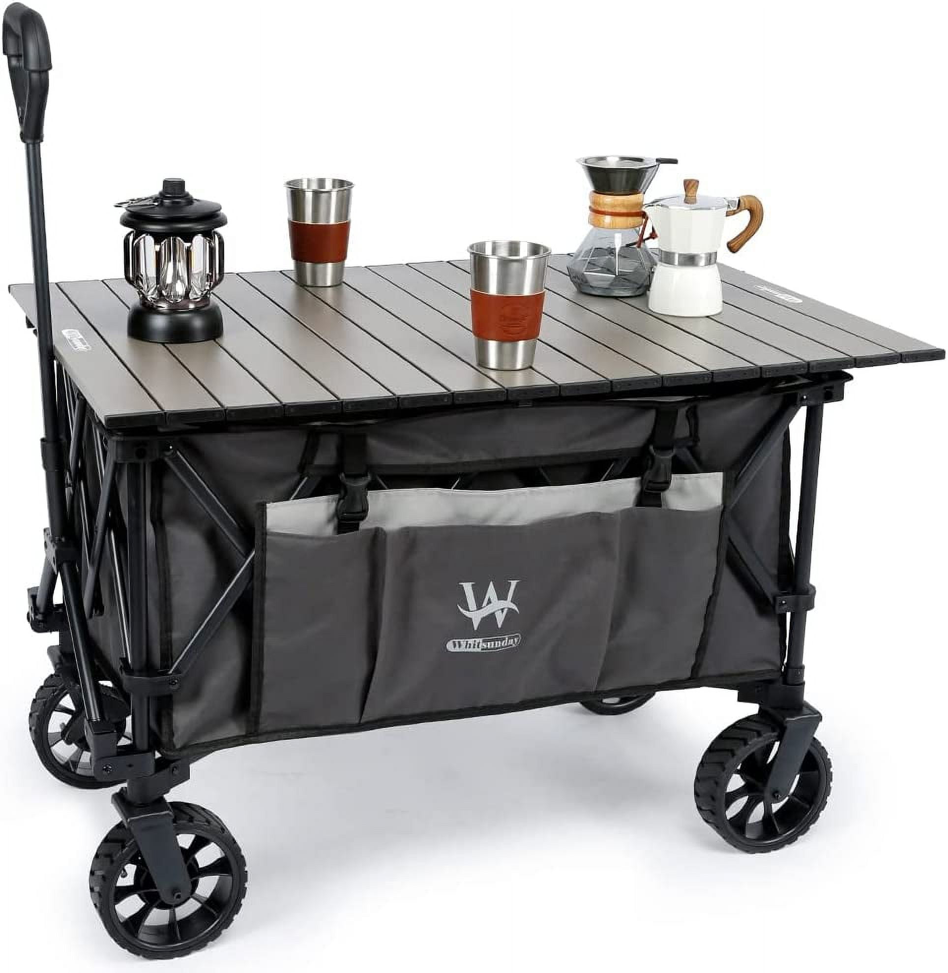 Whitsunday Portable Camping Movable Table,Ultralight Aluminum Folding ...