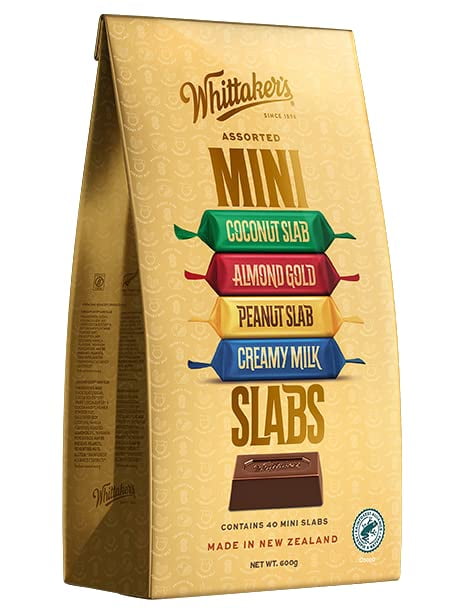 Whittaker's |Assorted Mini Slabs 600g (Made in New Zealand) | 40 Mini ...