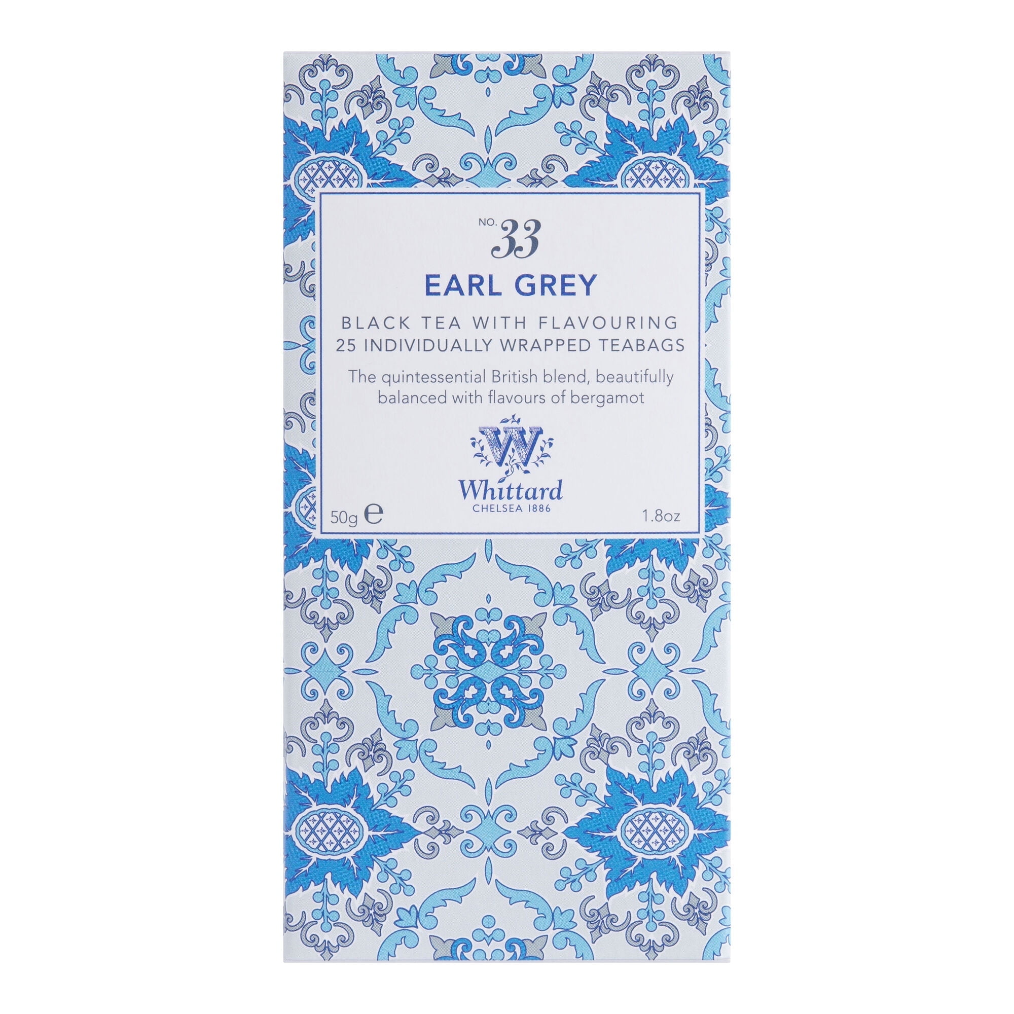 Whittard Earl Grey Black Tea 1.8 oz. Pack of 4 - Walmart.com