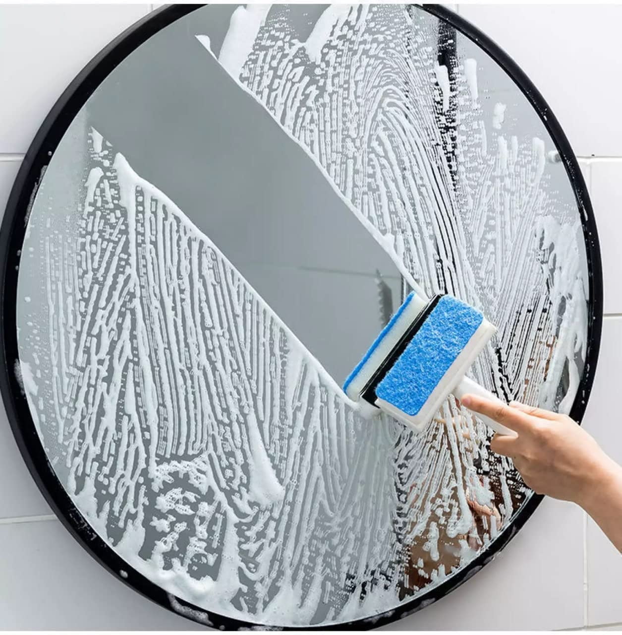 WhizFix 2 in 1 Glass Wiper Cleaning Brush Squeegee Washing Equipment ...