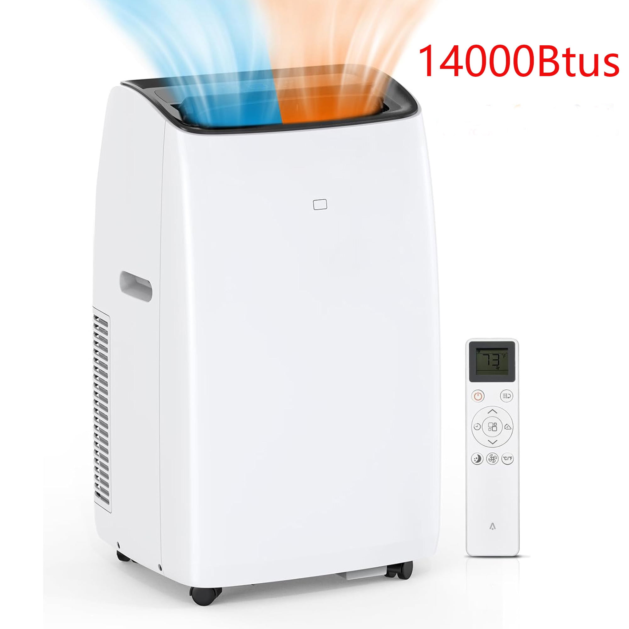 WhizMax 14000Btus Smart Inverter Portable Air Conditioners With Heate ...