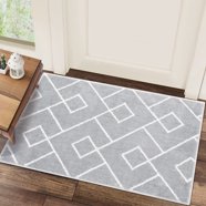 Well Woven Isometry Blue & Grey Modern Geometric Triangle Pattern 5' x ...