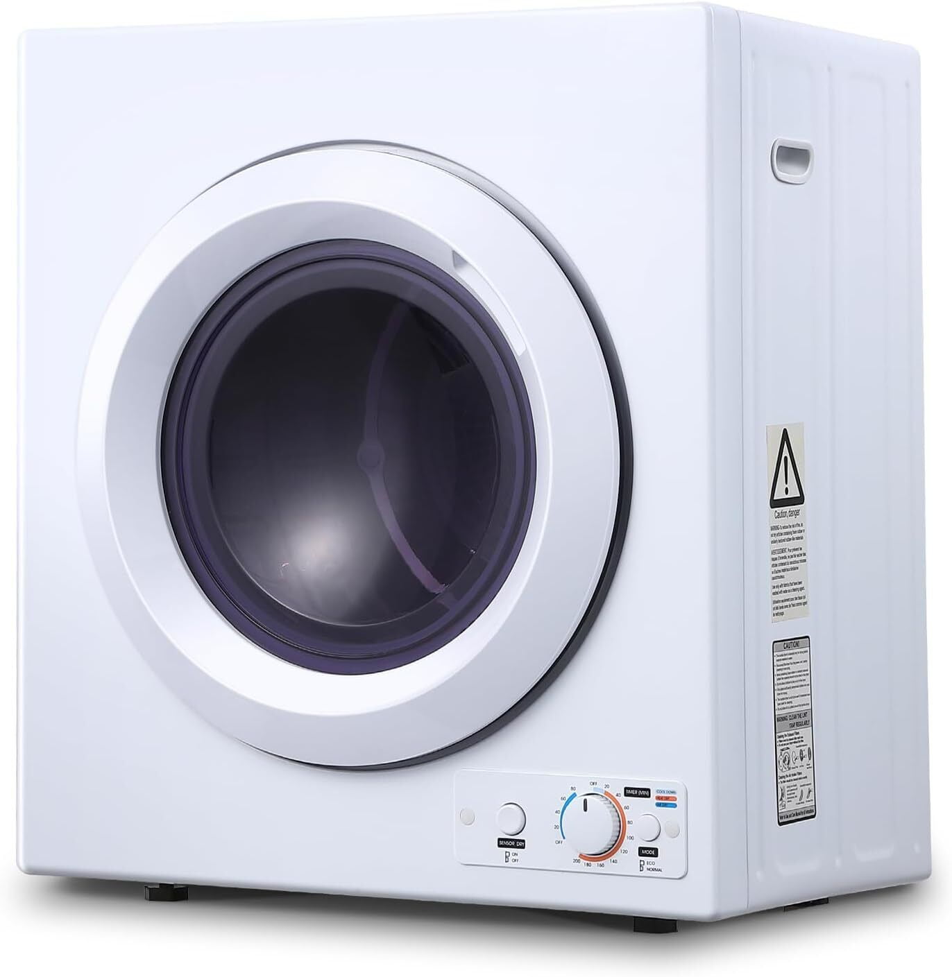 WhizMax 3.5 cu.ft Front Load Tumble Electric Portable Laundry Dryer 13 ...