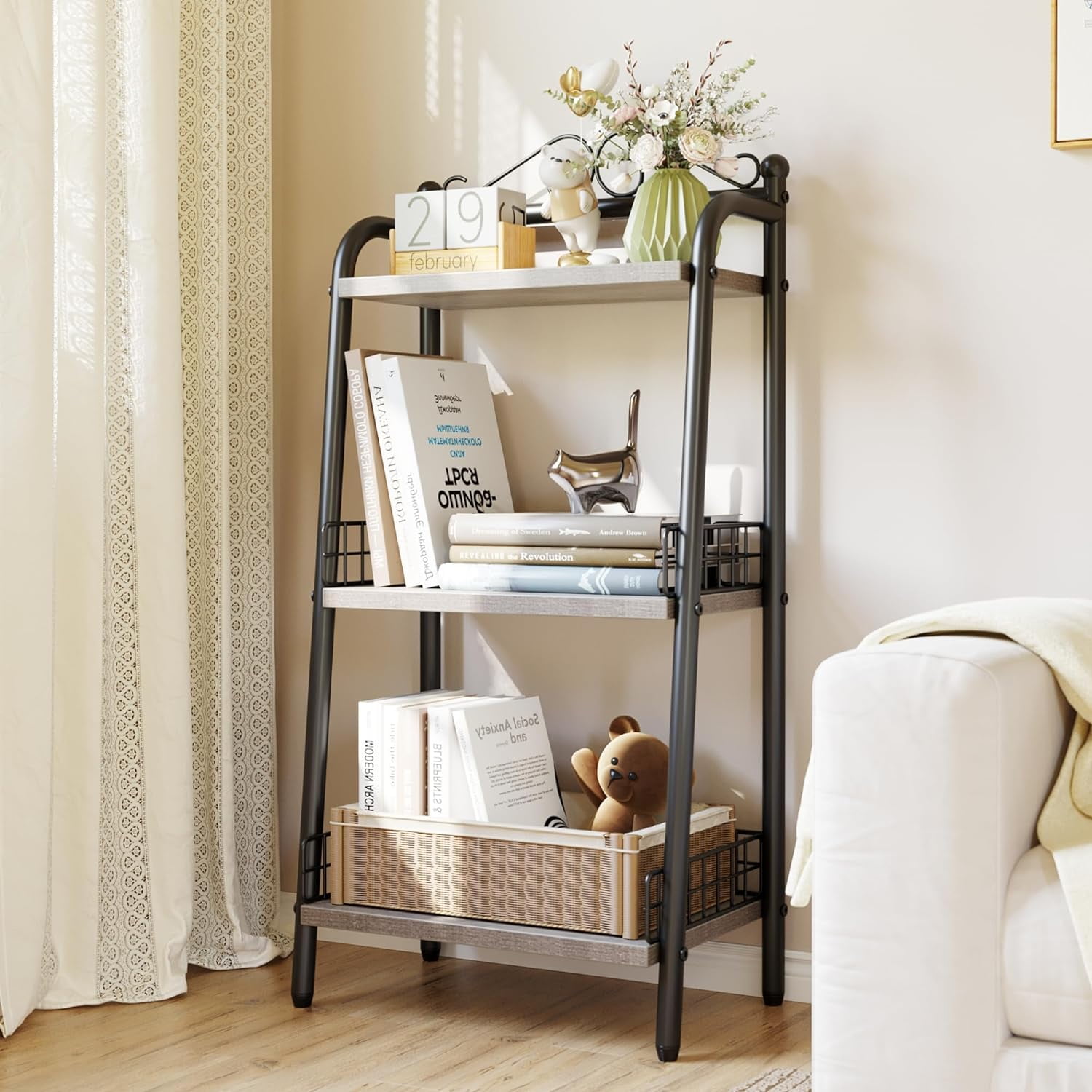 WhizMax 3-Tier Bathroom Ladder Shelf, Small Bathroom Organizers and ...