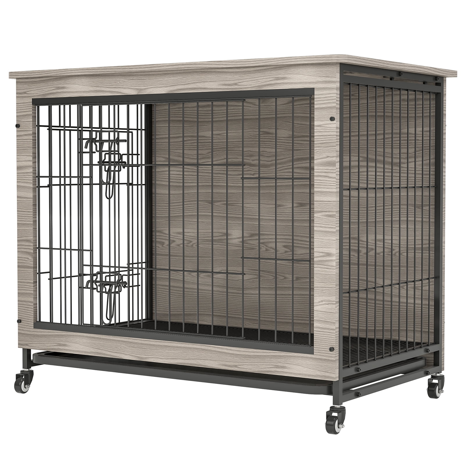 WhizMax 38 Inch Dog Crate Furniture Decorative Dog Kennel Wooden Dog ...