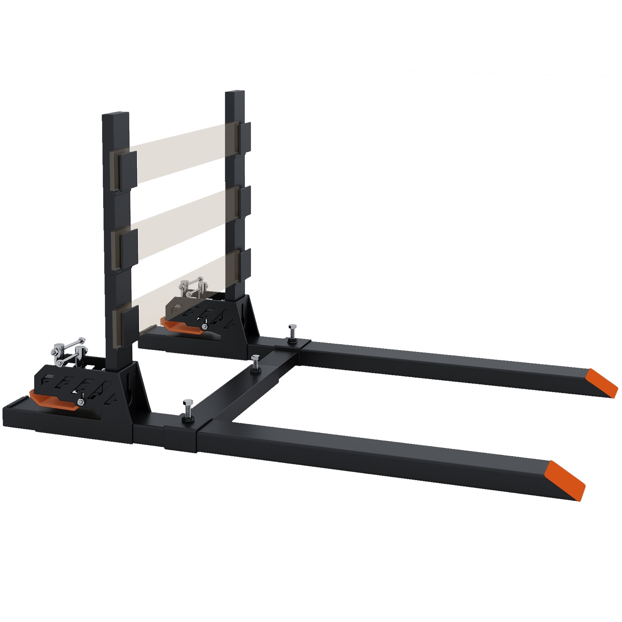 Garvee 4000 lbs Clamp on Pallet Forks, 60" Pallet Forks, with ...