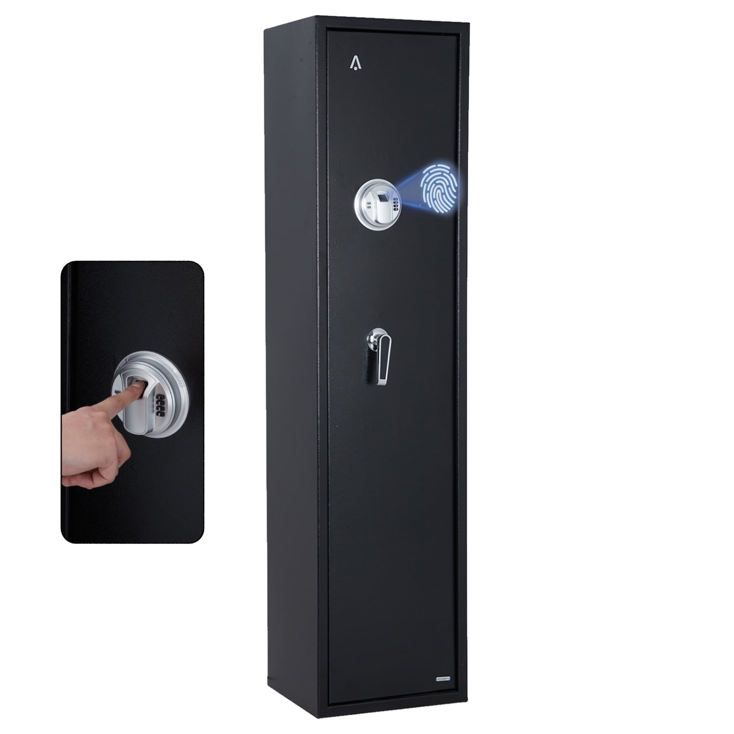 Garvee 5-6 Rifle Gun Safe for Home, Heavy Duty Anti-Theft Gun Cabinet ...