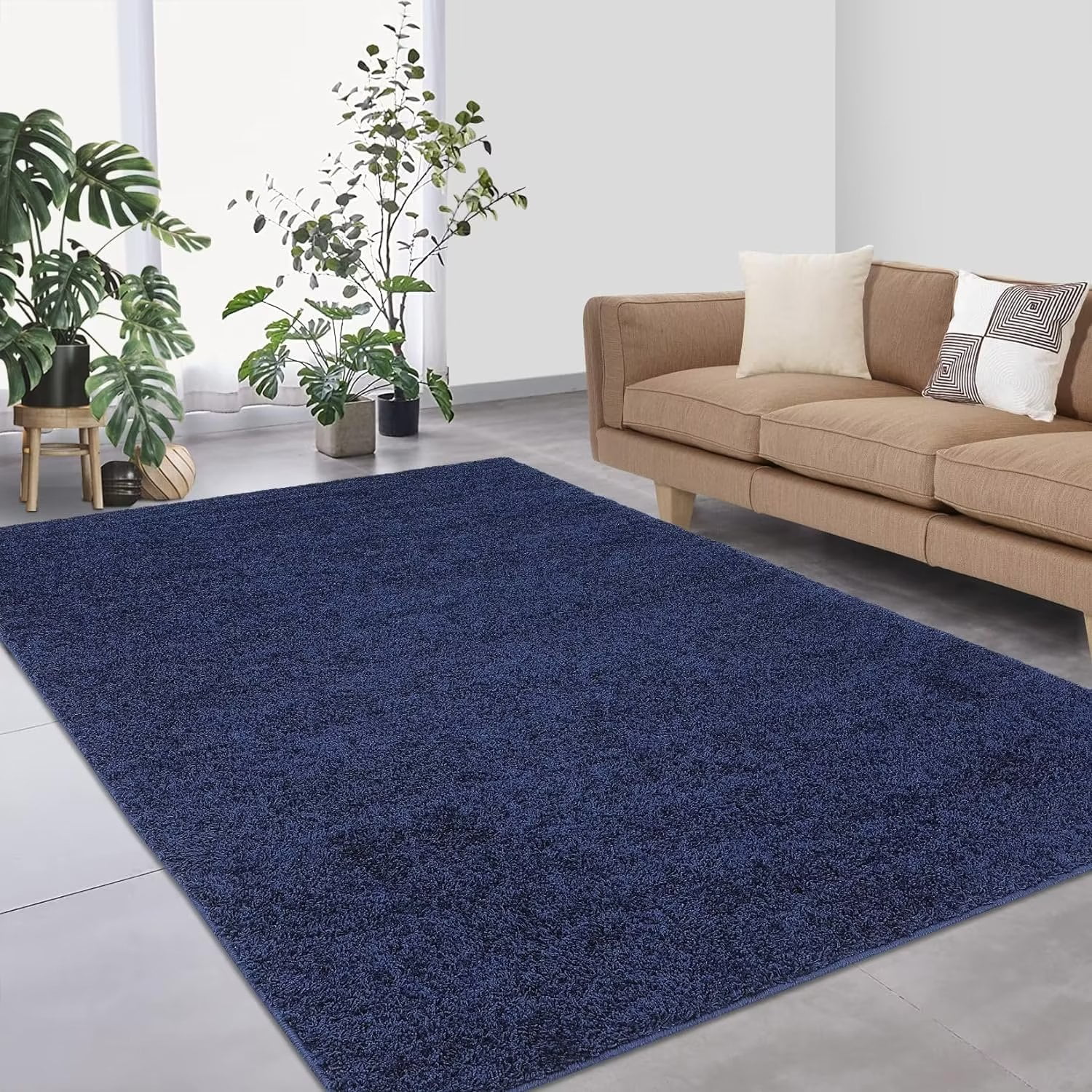 WhizMax 6' x 9' Fluffy Area Rug Plush Shag Rugs High Pile Anti-Slip ...