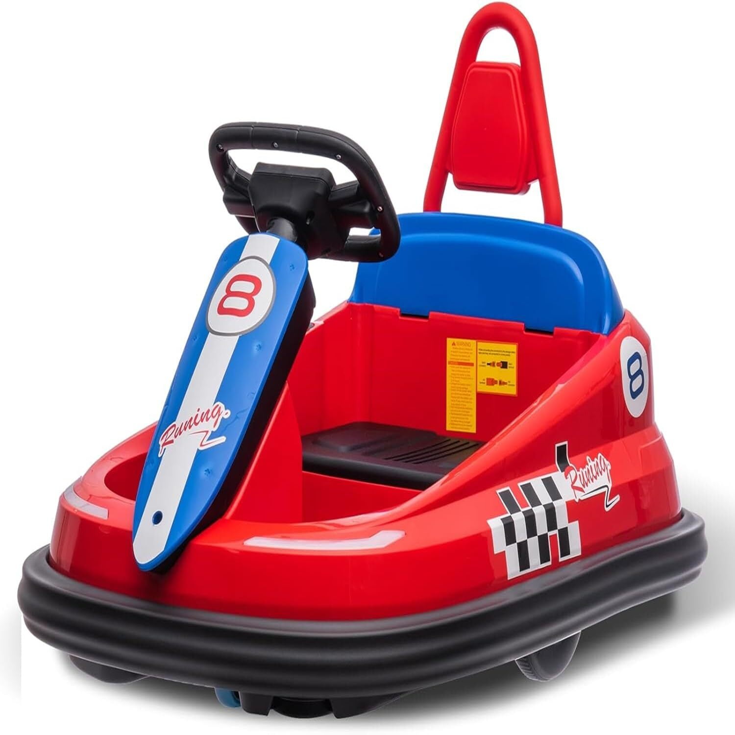 Garvee 6V Bumper Car for Toddlers, Ride-On Toys for Kids 1.5-6 Years ...