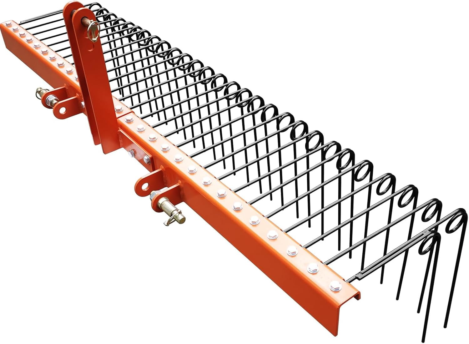 WhizMax 72" 3 Point Straw Rake,Tractor Rake,Pine Straw Needle Rake,Hay ...