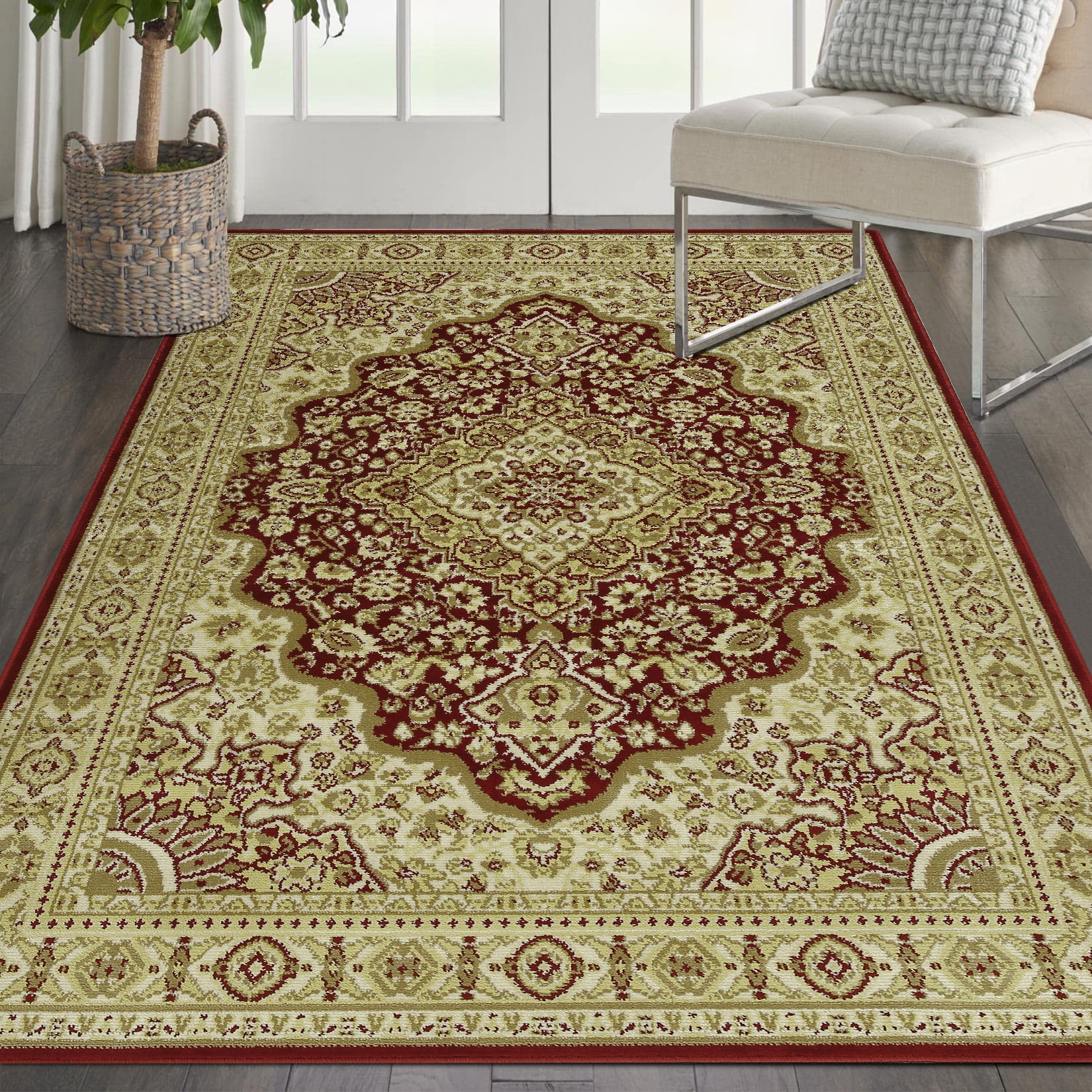 WhizMax 8' x 10' Extra Large Area Rug Vintage Persian Medallion Throw ...