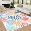 Garvee 9'x12' Large Area Rug Vintage Floral Rug Non Slip Rug Soft ...