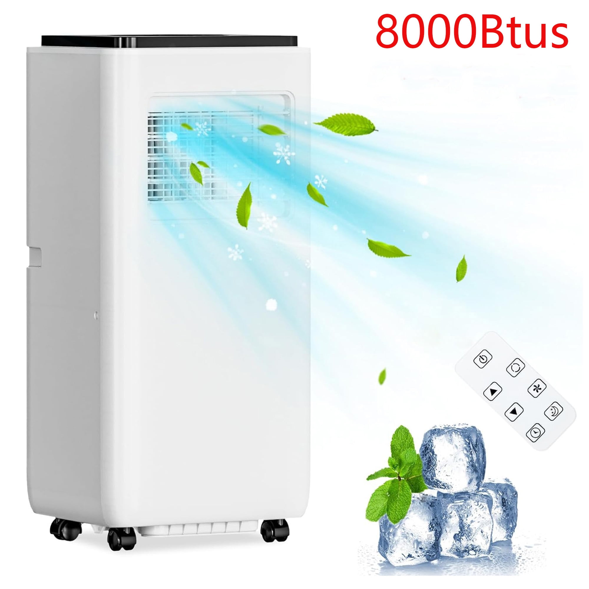 WhizMax 8000Btus Portable Air Conditioner Rapid Cooling With Cool ...