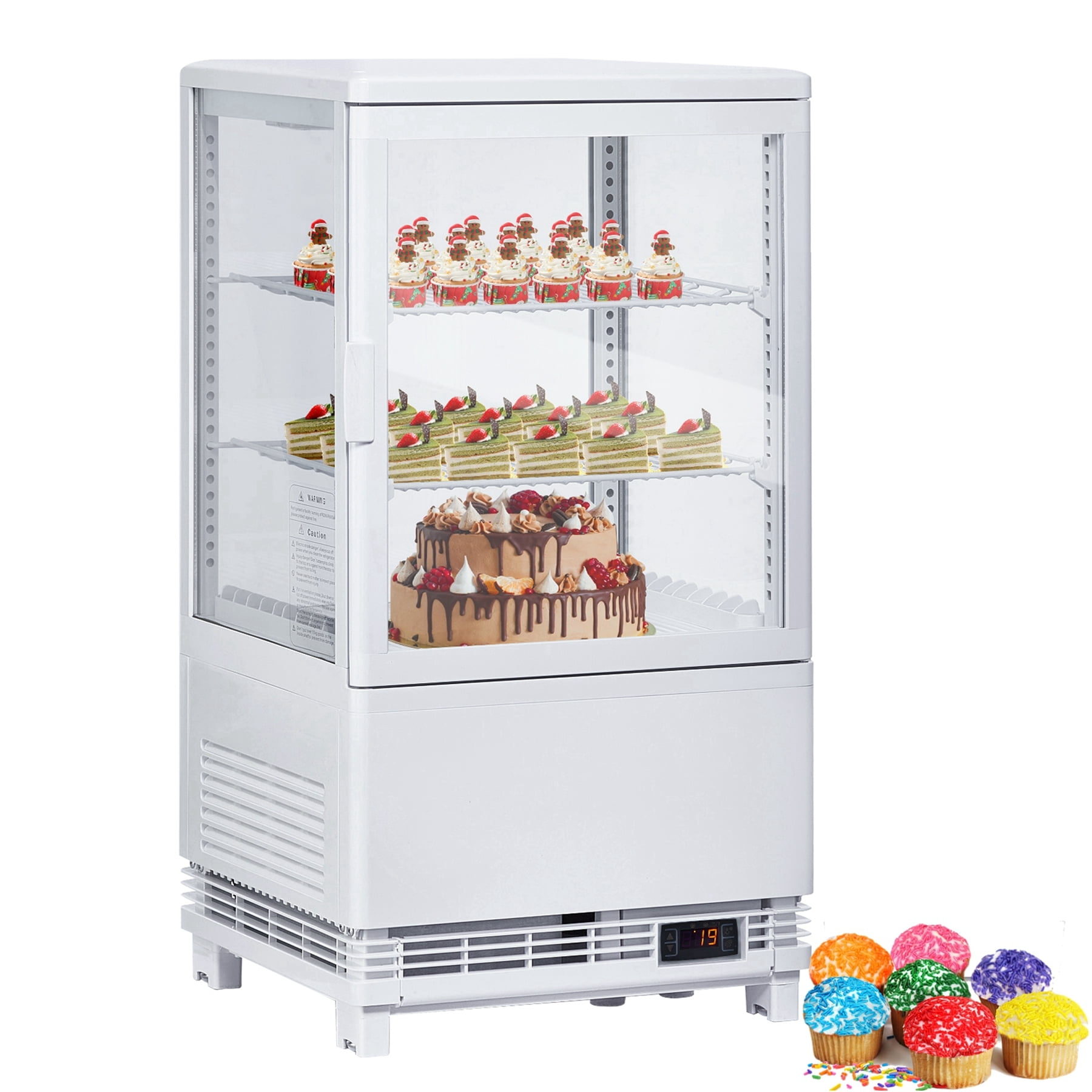 Garvee Commercial Countertop Bakery Display Refrigerator Cooler with ...